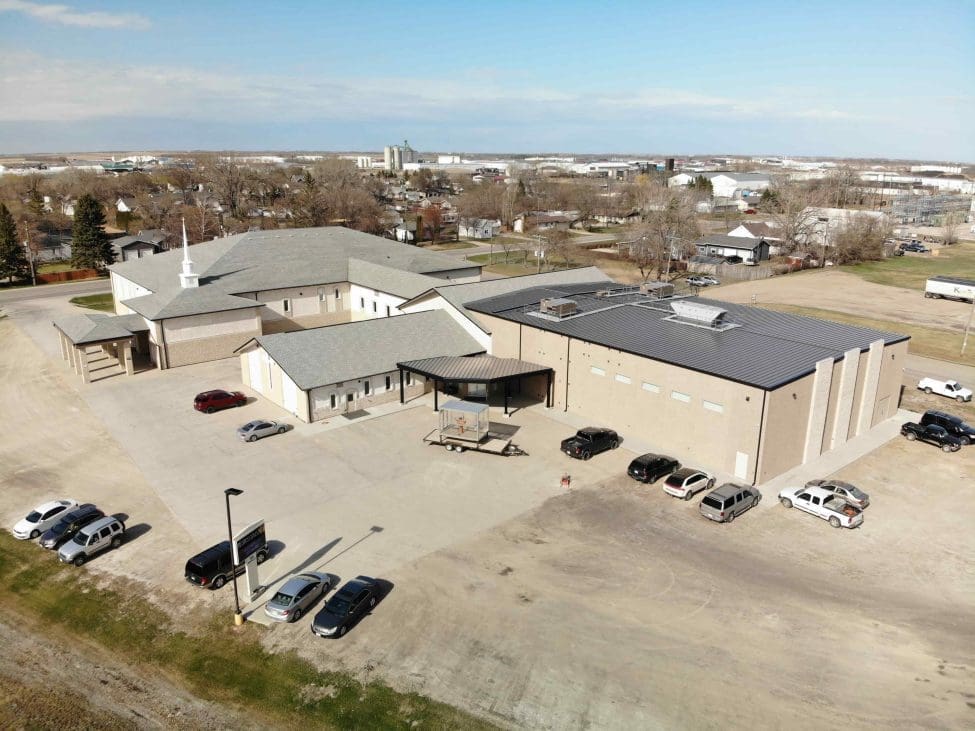 Church Gym 84X90 PVBC (TIMELAPSE VIDEO) - Northern Steel Buildings