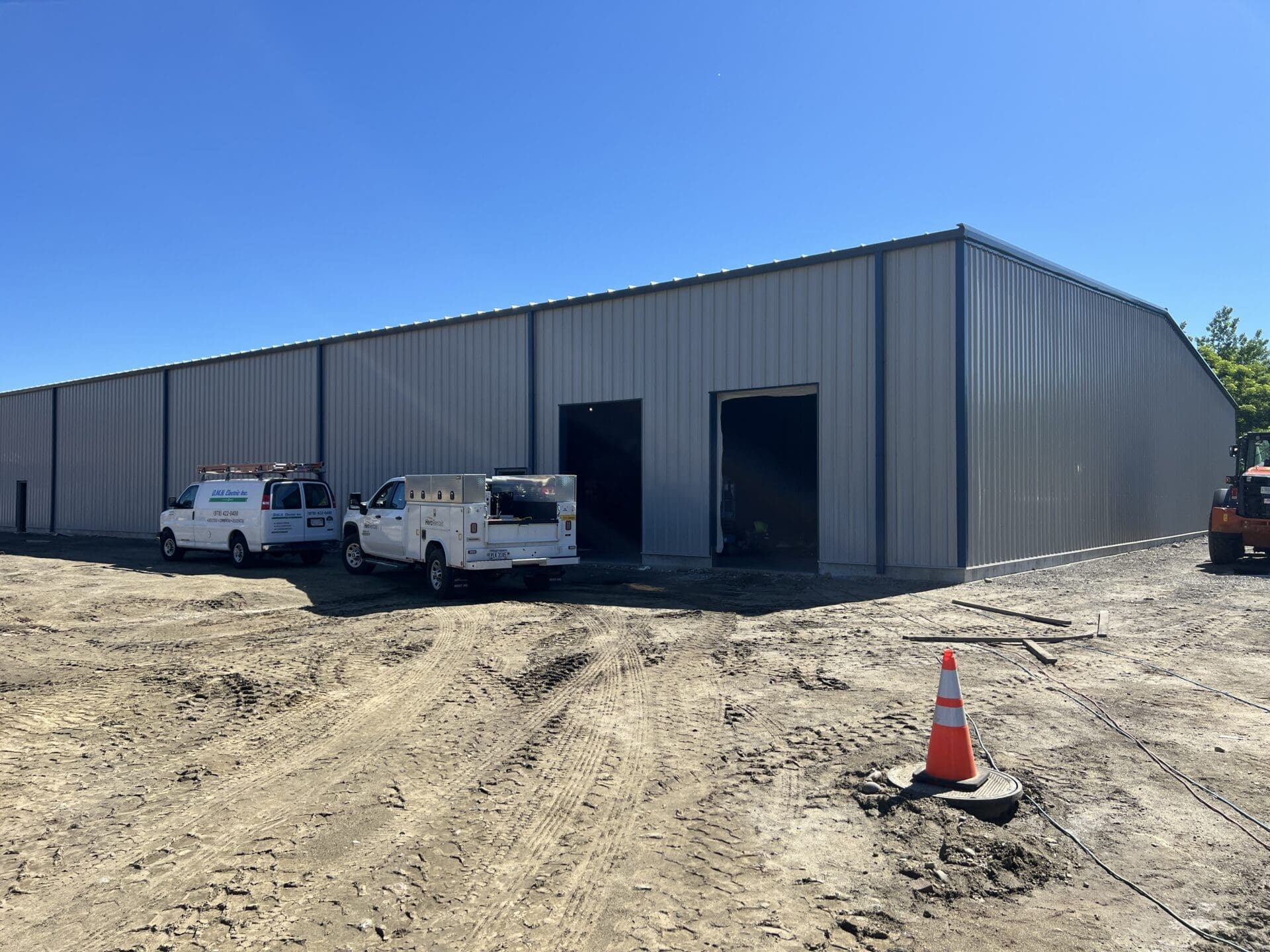 Industrial Steel Expansion In Worcester, MA - Northern Steel Buildings